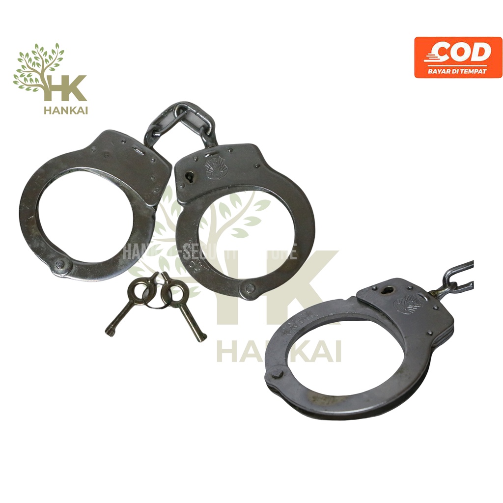 Jual BORGOL TANGAN / HANDCUFF BORGOL SECURITY POLRI | Shopee Indonesia