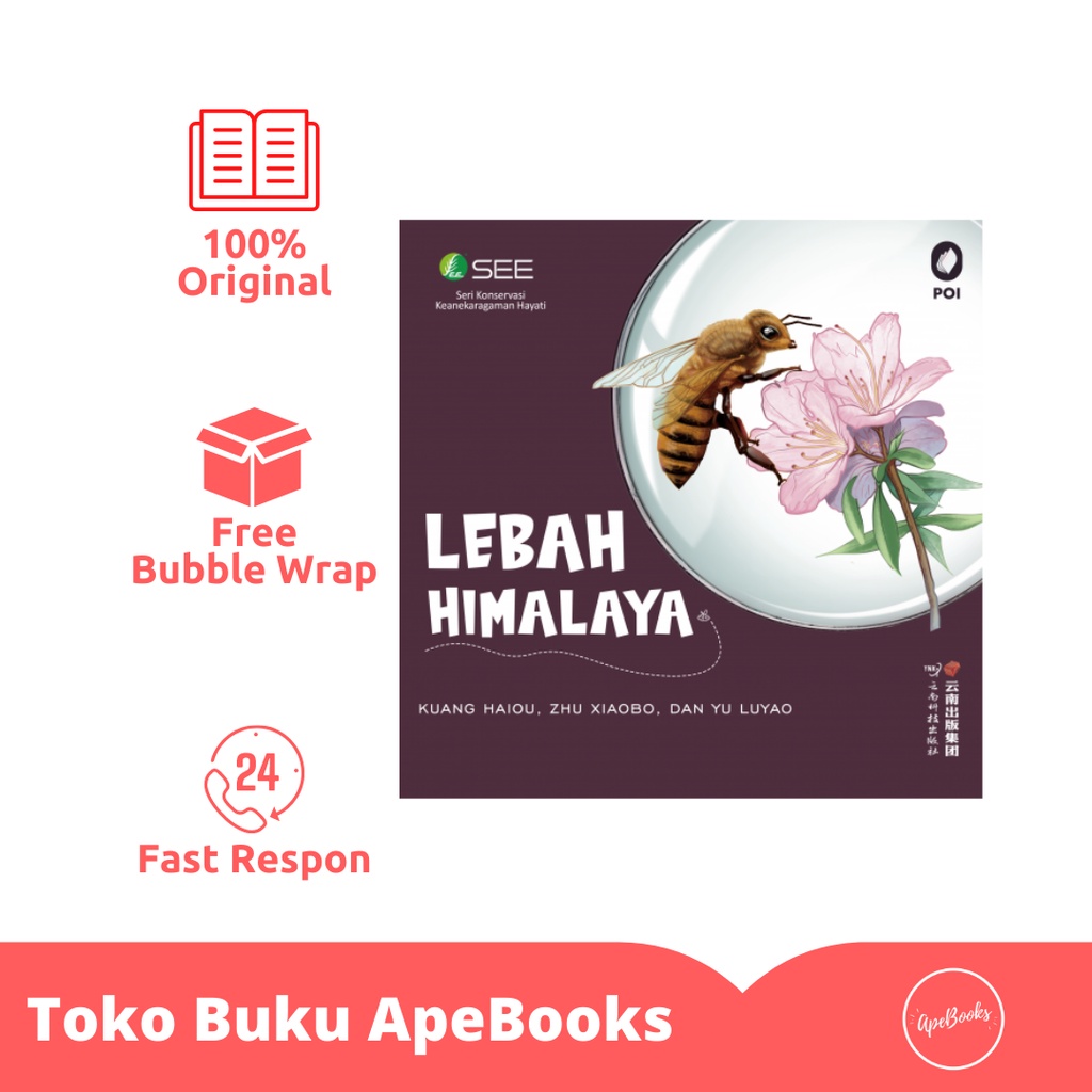 Jual Kuang Haiou, Zhu Xiaobo, dan Yu Luyau - Buku Lebah Himalaya, Seri Konservasi Keanekaragaman ...
