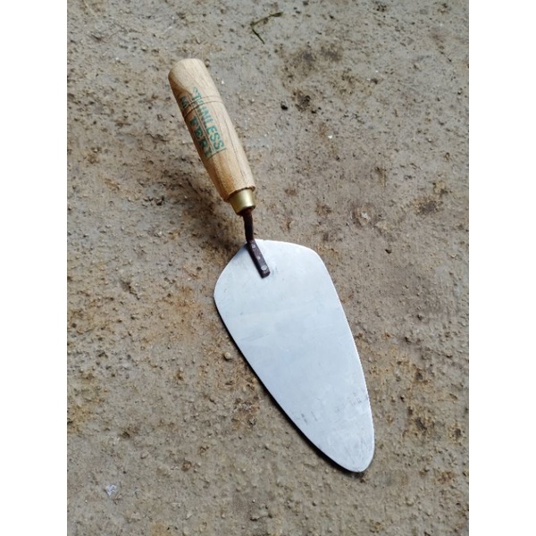 Jual cetok stenlis anti karat ukuran 20cm cetok bangunan | Shopee Indonesia