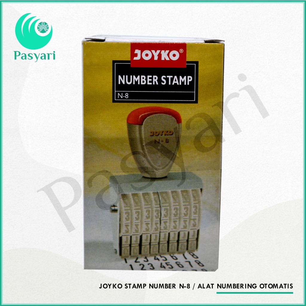 Jual Joyko Stamp Number N-8 Alat Numbering Otomatis | Shopee Indonesia