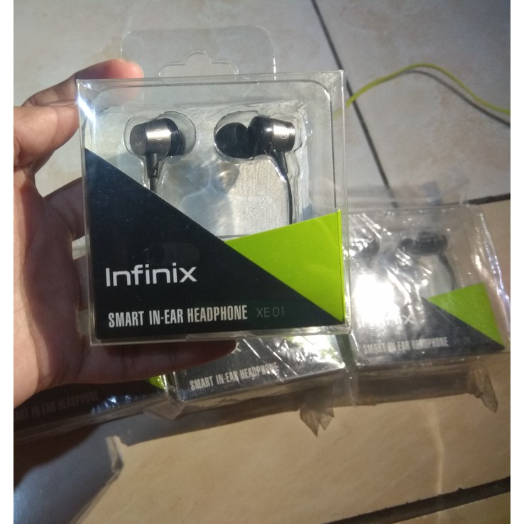 Jual Infinix In-Ear Headphone XE 01 - Earphone - Headset - Handsfree ...