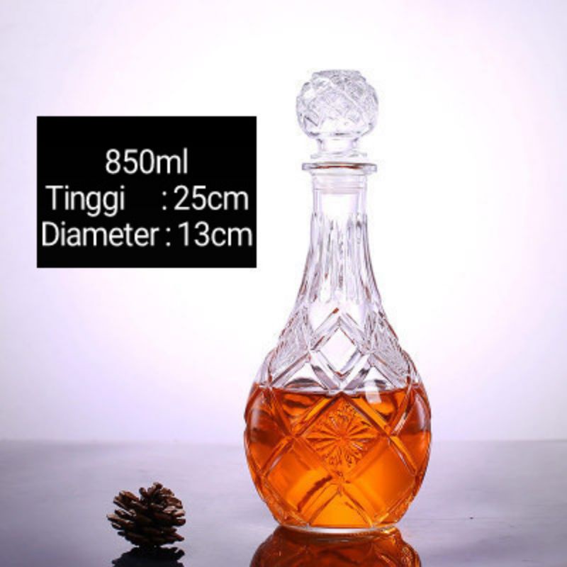 Jual Botol Whisky Wine Decanter Bottle Tipe C | Shopee Indonesia