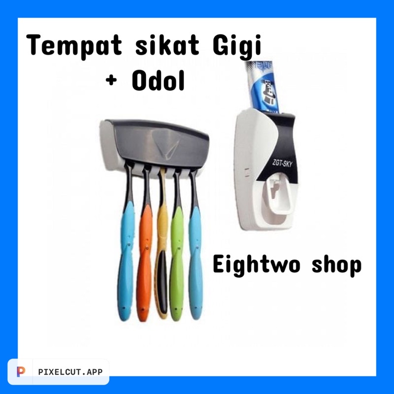 Jual DISPENSER ODOL MODEL BARU/RAK TEMPAT SIKAT GIGI TOOTHPASTE ...