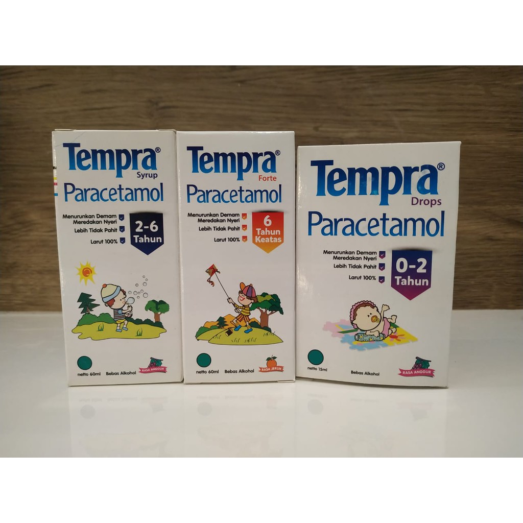 Jual Tempra (Paracetamol) untuk anak-anak | Shopee Indonesia