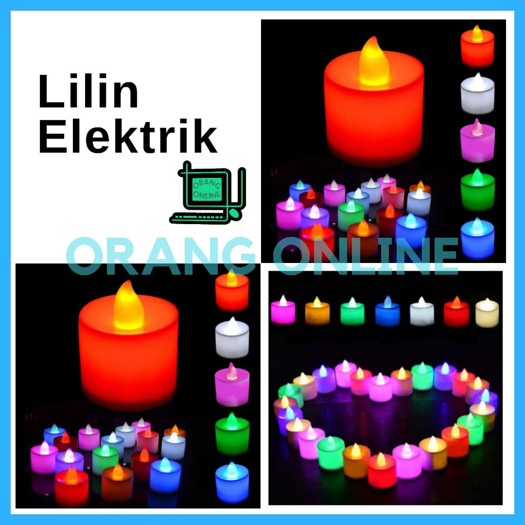 Jual LILIN LED CANDLES L118 LILIN MINI ELEKTRIK LAMPU LED HIAS ELECTRIC ...