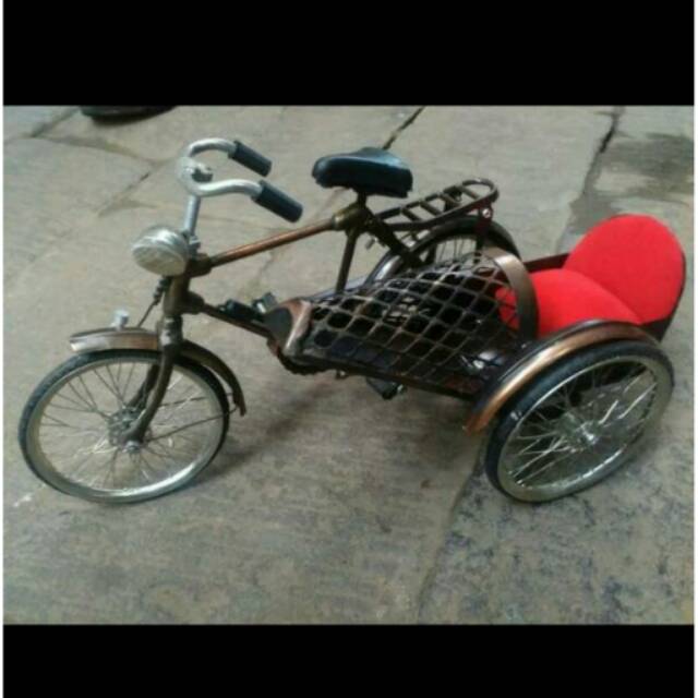 Jual Miniatur Sepeda Becak Thailand | Shopee Indonesia