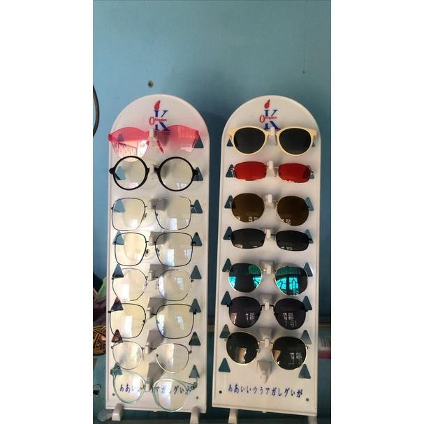 Jual RAK KACAMATA DISPLAY KACA MATA TEMPAT KACAMATA WARNA PUTIH ...