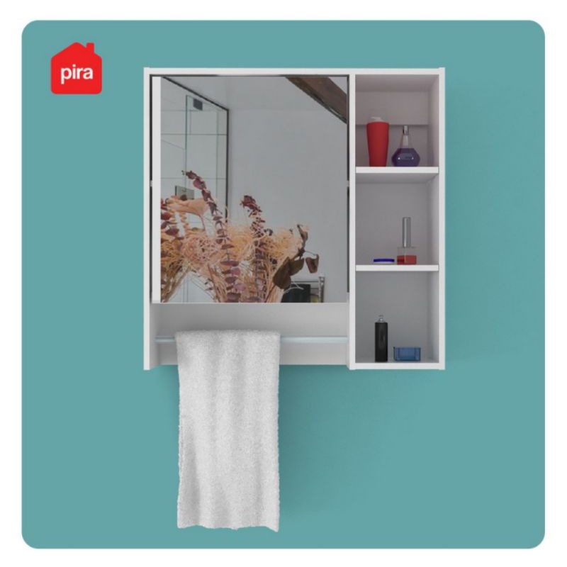 Jual Rak cermin wrastafel dinding rak serbaguna | Shopee Indonesia