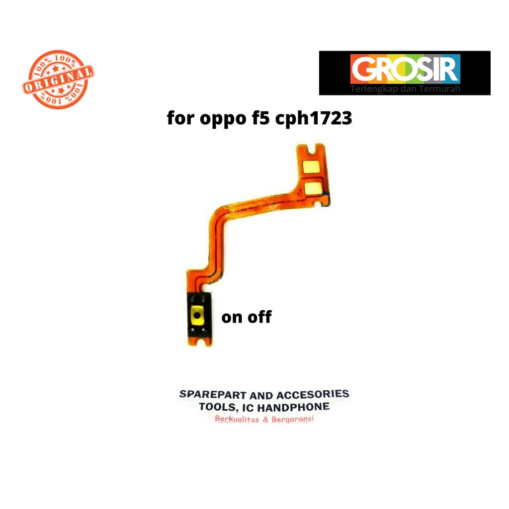 Jual FLEXSIBLE POWER TOMBOL ON OFF OPPO F5 CPH1723 ORIGINAL | Shopee Indonesia