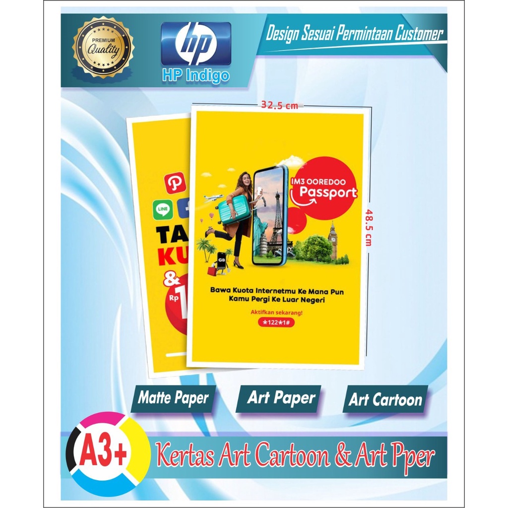Jual Digital Print A3+ Cetak Kertas 1 Sisi | Shopee Indonesia