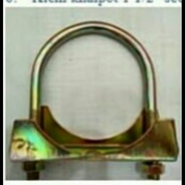 Jual Klem Knalpot / Klem U / Exhaust Clamp Uk. 1 1/2 in / inch Bahan ...