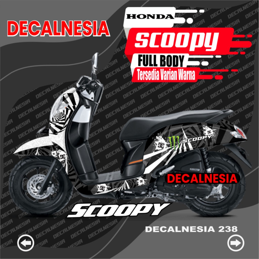 Jual Stiker Scoopy Full body Decal Scoopy Stiker Scopy Dekal Scoopy ...