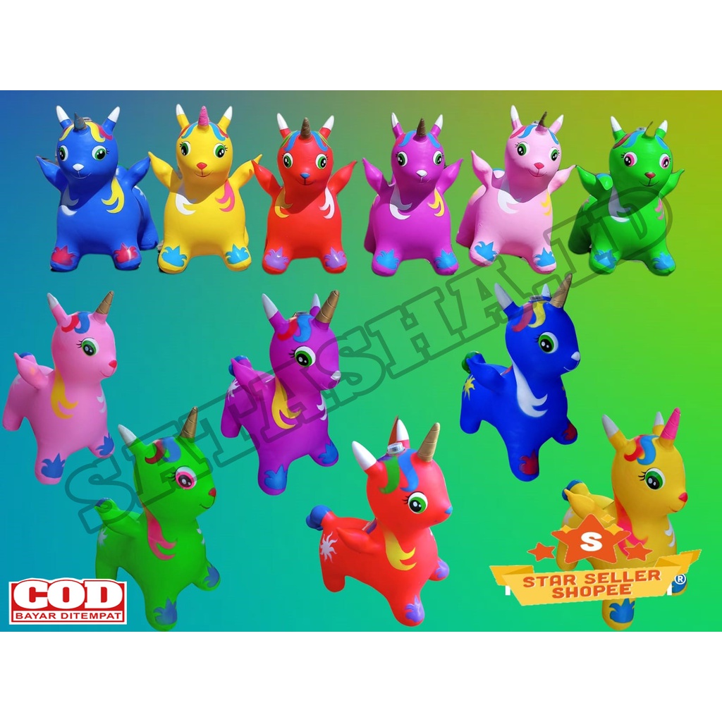 Jual MAINAN ANAK MAINAN EDUKASI ANAK MAINAN KUDA KUDAAN KUDA KARET ...