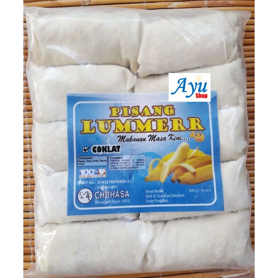 Jual Pisang Lumer Coklat 500gr Chuhasa (isi 10) | Shopee Indonesia