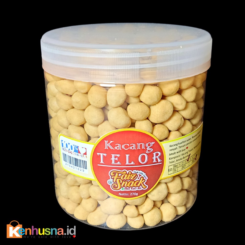 Jual Kacang Telor Kemasan Toples Bulat 400g / Tabung 270g / Oval 200g / Pouch 125g | Shopee ...