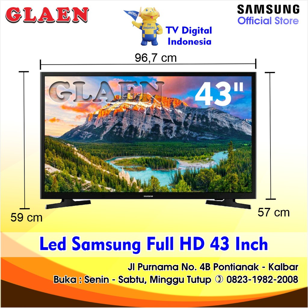 Jual TV Led Samsung Digital TV Full HD 43 Inch UA43N5001 | TV Samsung Murah 43 Inch 43N5001 ...