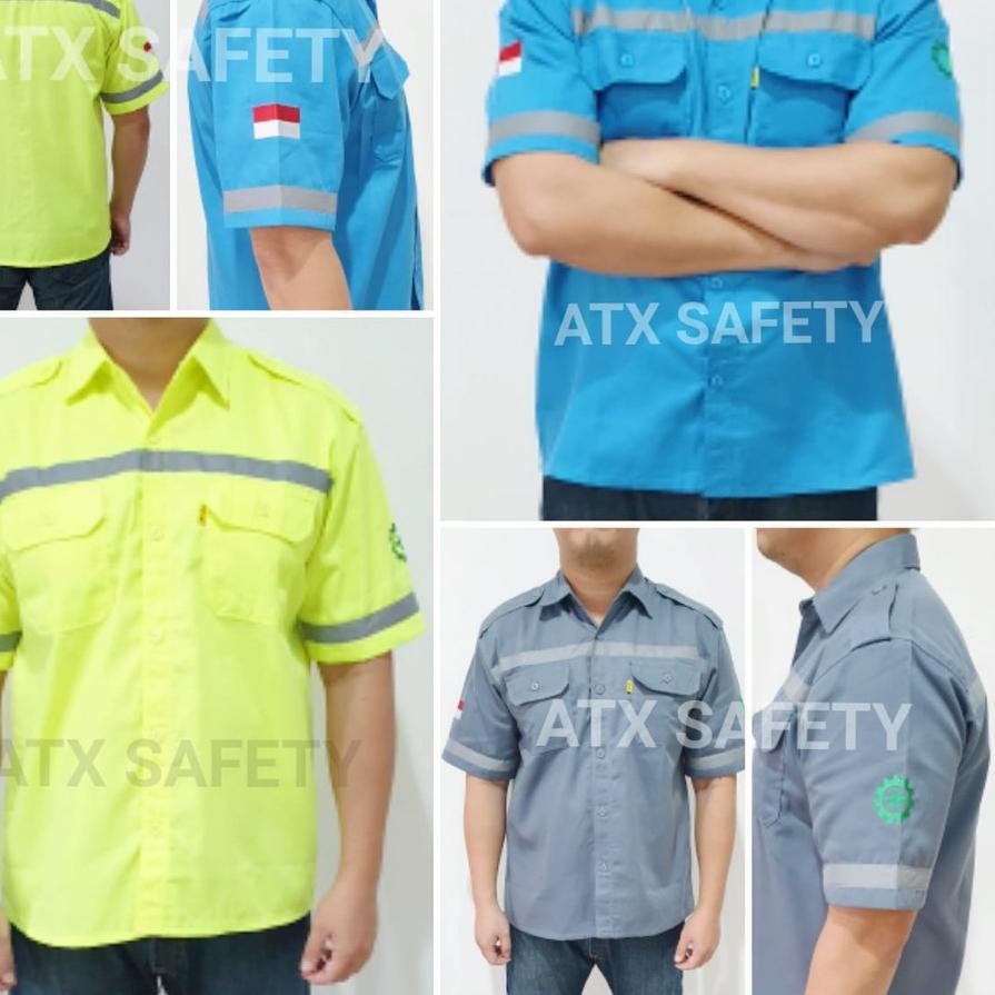 Jual Kekinian Wearpack Safety ATX/ Atasan Safety / Kemeja Safety ...