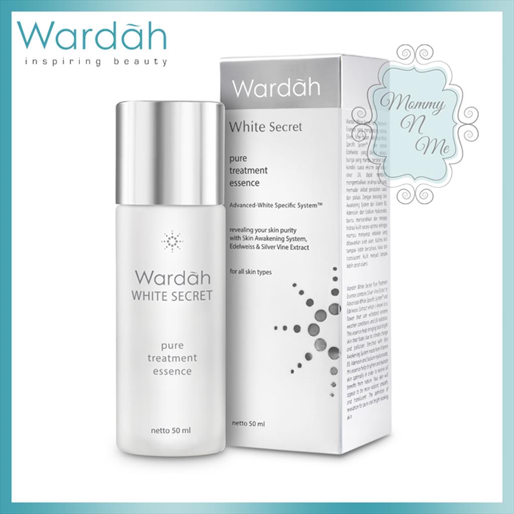Jual MOMMYNME WARDAH WHITE SECRET PURE TREATMENT ESSENCE 50ml | Shopee ...