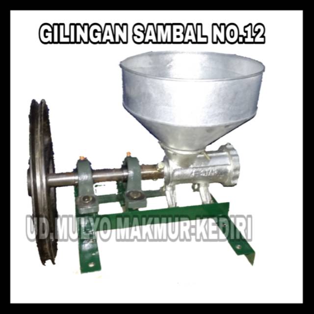 Jual Gilingan Sambal Daging Getuk Putar Mesin No.12 | Shopee Indonesia