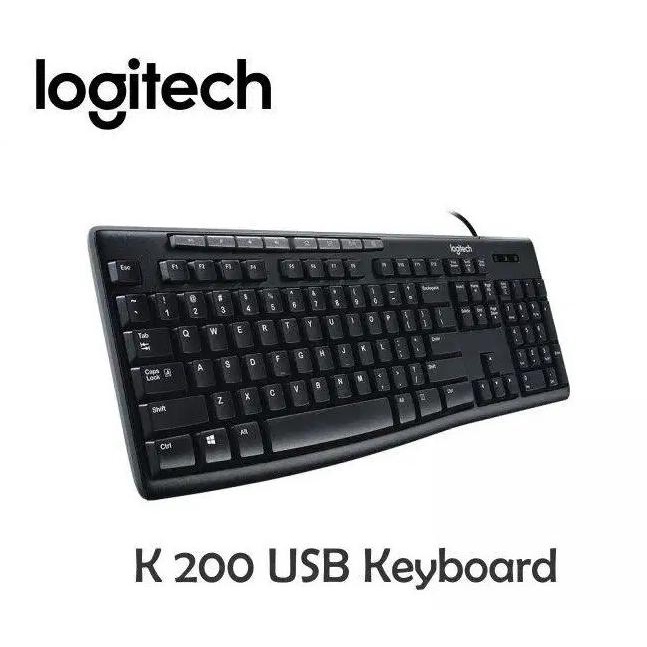 Jual Gaya Logitech K200 Media Keyboard Usb Bergaransi | Shopee Indonesia