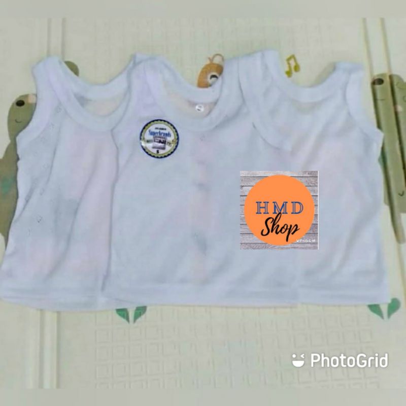 Jual Singlet bayi jala putih polos(isi 3pcs) | Shopee Indonesia