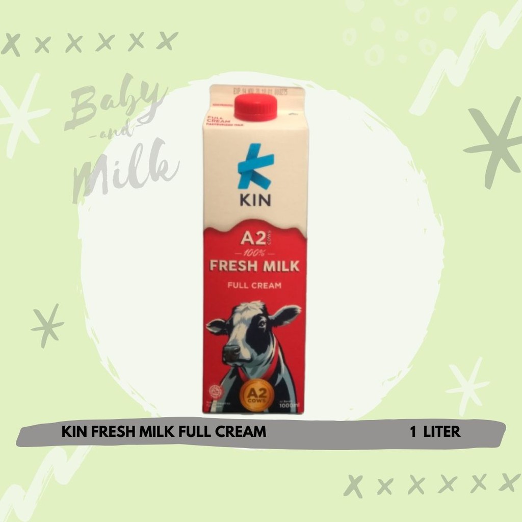 Jual Kin Susu Fresh Milk 1 liter Full Cream/Coklat | Shopee Indonesia