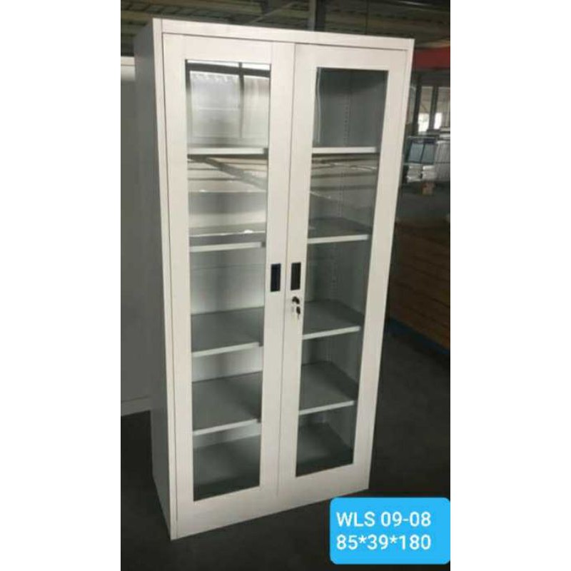 Jual Filing Cabinet Kaca full 2 pintu buka tutup( beda merek beda harga ...