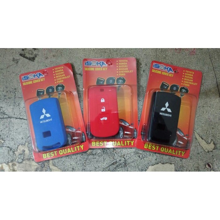 Jual Isoka - casing karet silicon remote kunci mitsubishi all new ...