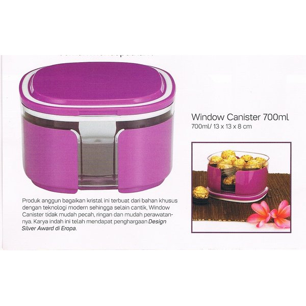 Jual Window Canister Tupperware 700 ml | Shopee Indonesia