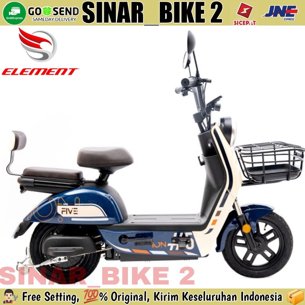 Jual Sepeda Listrik Element Ion Five 500 WATT Electric E Bike | Shopee ...