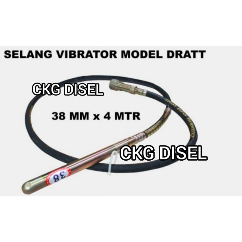 Jual Selang Vibrator 38x4 Meter Model Drat / Vibrator Hose Tigon ...