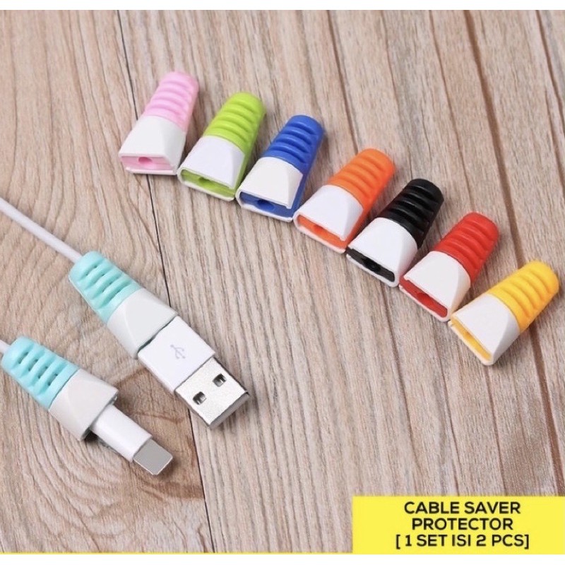 Jual Cable Protector Pelindung Kabel Lightning Saver Penutup Ujung ...