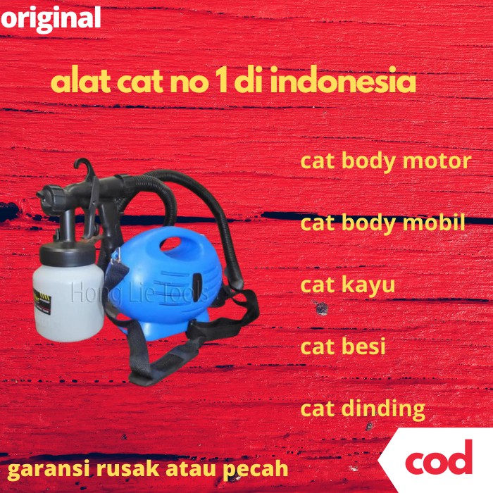 Jual Kompresor listrik Cat Mini Paint Zoom Spray Gun Alat Cat Semprot ...