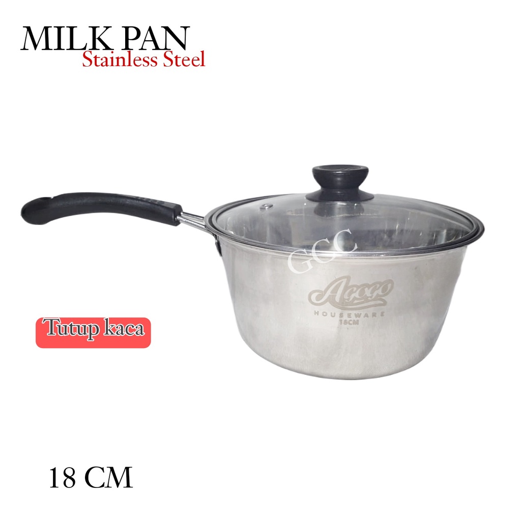 Jual Panci Masak Mie Murah Stainless Steel / Panci Susu Murah Lengkap ...