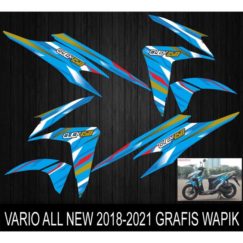 Jual STICKER STRIPING VARIASI DECAL VARIO ALL NEW th 2018-2021 GRAFIS ...