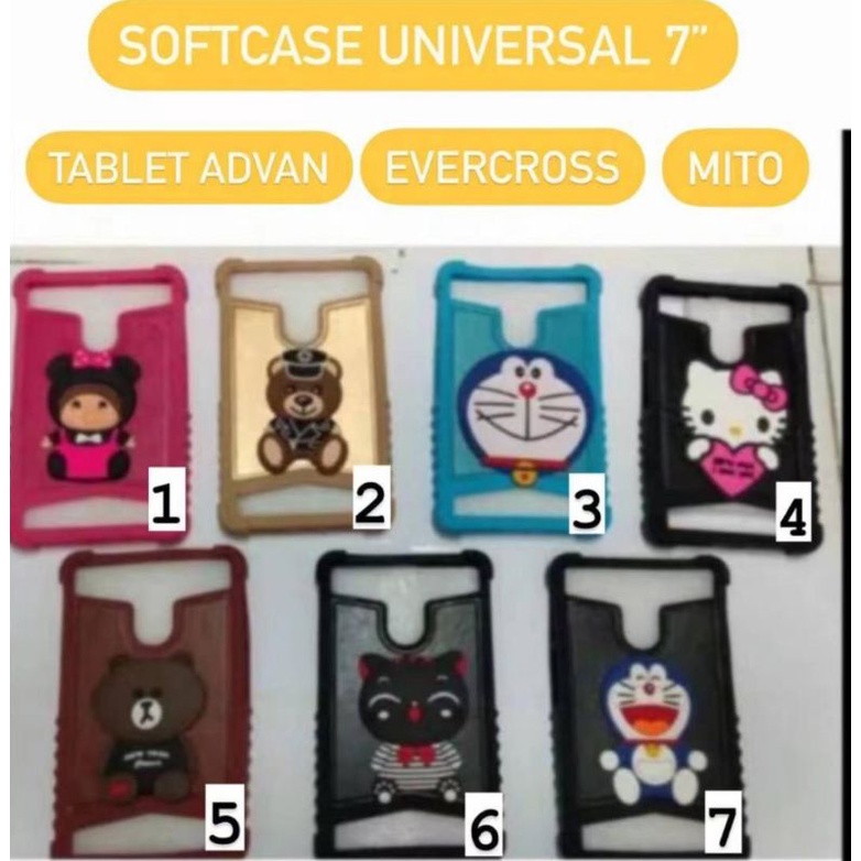 Jual Softcase / Casing / Case / Silikon Tab 7 Inchi Evercross U70C ...