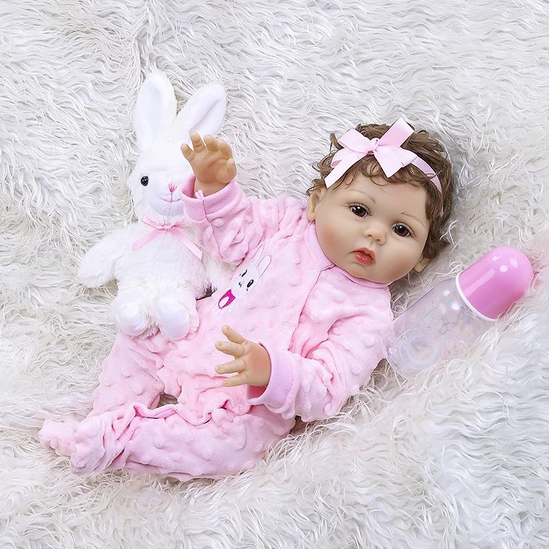 Jual Boneka Reborn 47CM Original NPK full body solicone bebe doll ...