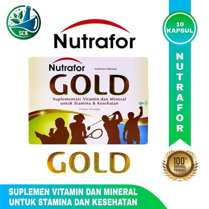 Jual Nutrafor Gold Vitamin Mineral Untuk Stamina Kesehatan Perlembar FS ...