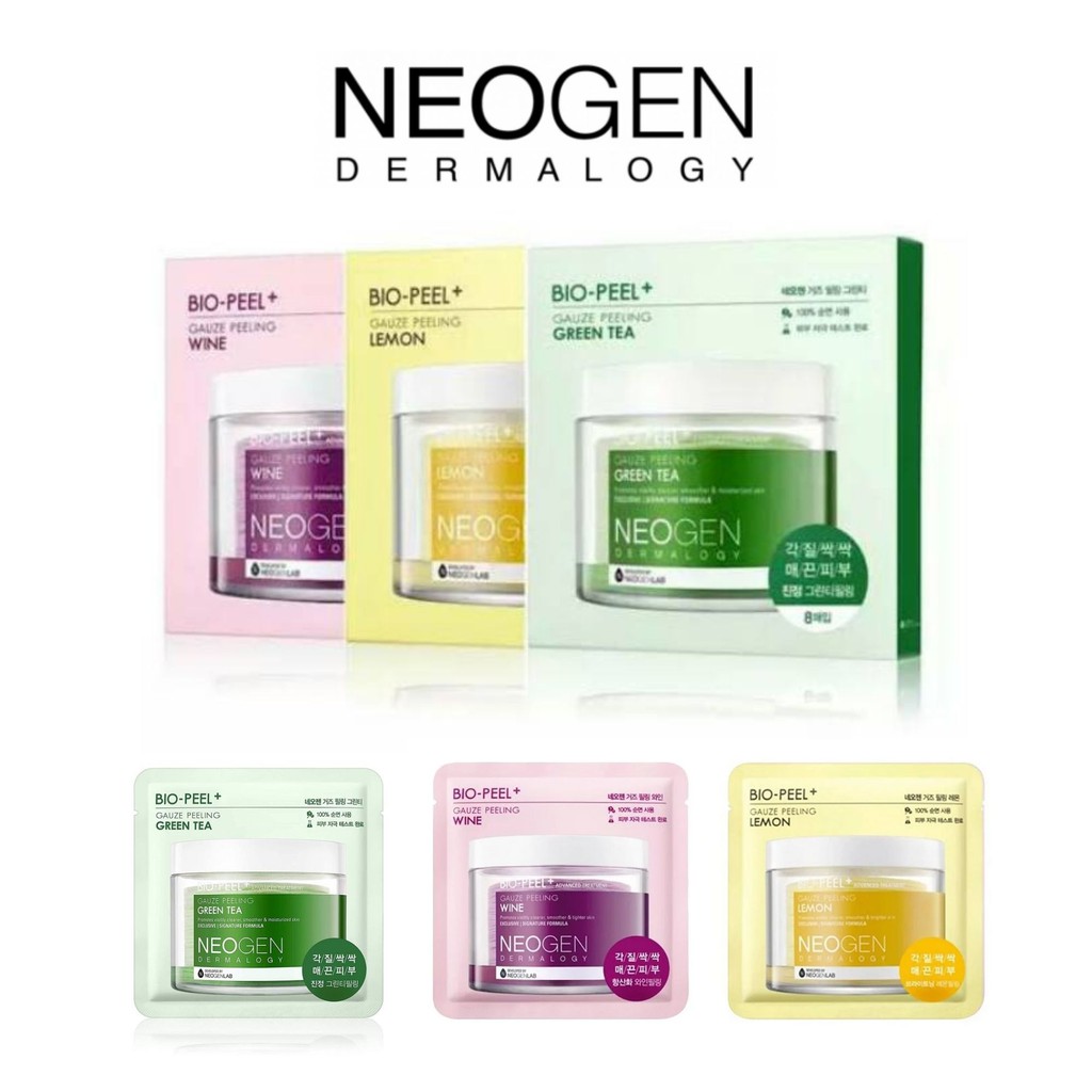 Jual NEOGEN DERMALOGY Bio Peel Gauze Peeling Sachet / Exfoliating Pad Sachet isi 1 Pad | Shopee ...
