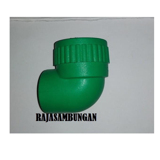 Jual KNIE DRAT DALAM PPR 1/4 X 1/2 INCH SAMBUNGAN PIPA AIR PANAS DINGIN ELBOW FEMALE THREADED ...