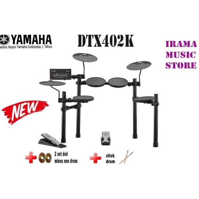Jual Drum Elektrik Yamaha Dtx402 / Dtx402K / Dtx 402 / 402K (Penerus ...