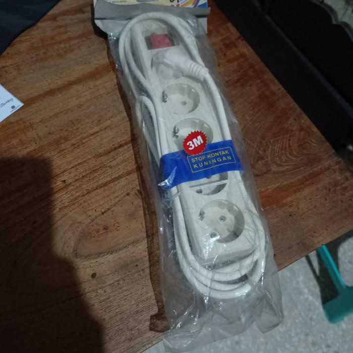 Jual Kabel Listrik Colokan 3M / Kabel Listrik / Kabel Roll | Shopee ...
