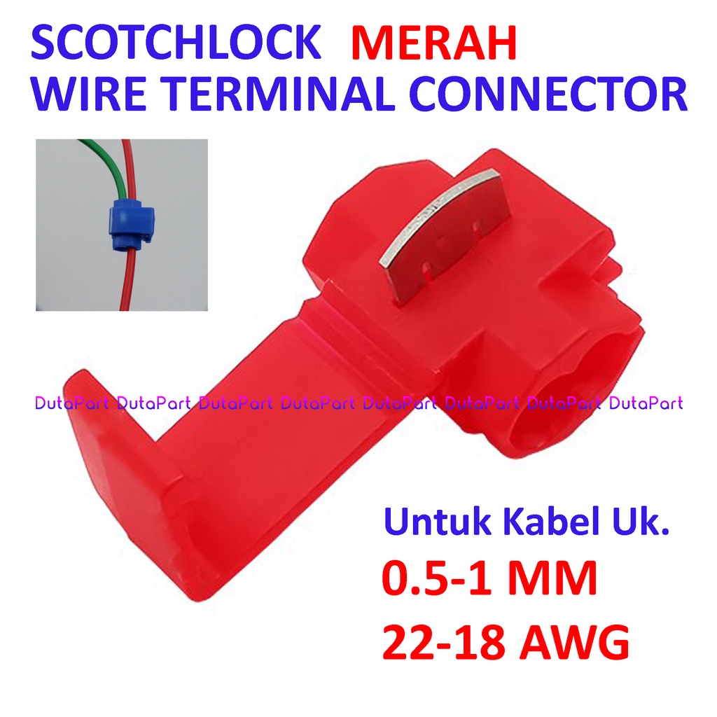 Jual ScotchLock Wire Terminal Connector Jumper Konektor Kabel Scotch ...