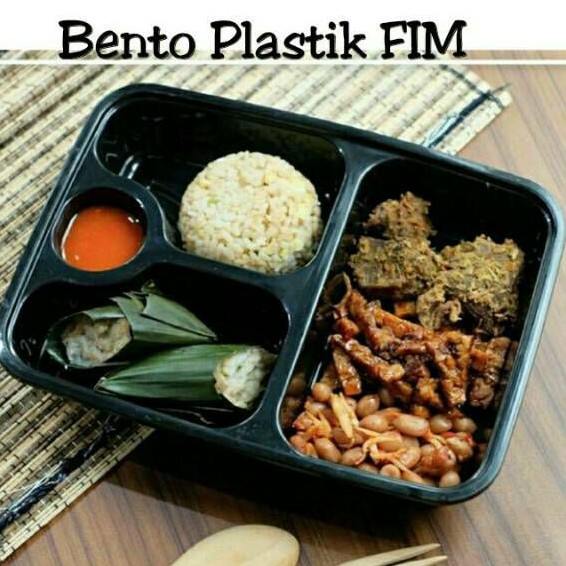 Jual (ISI 25PCS) BOX BENTO Plastik Bisa Dicuci Ulang | Shopee Indonesia
