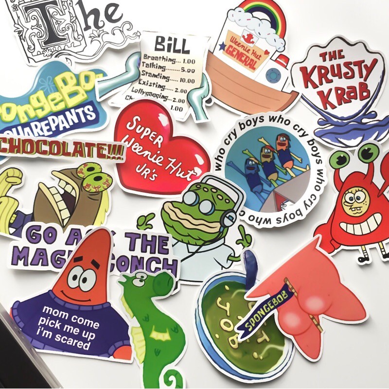 Jual Spongebob Sticker Pack | Shopee Indonesia