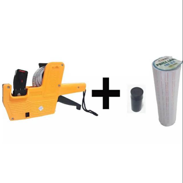 Jual Mesin alat label harga origin OPL-5500 kuning + kertas label harga ...