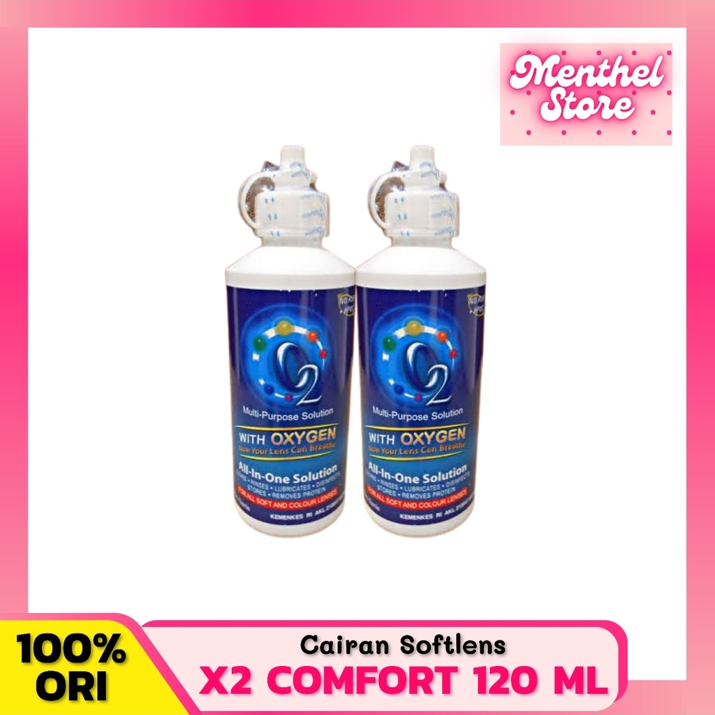 Jual CAIRAN SOFTLENS O2 OXYGEN 160ML | Shopee Indonesia