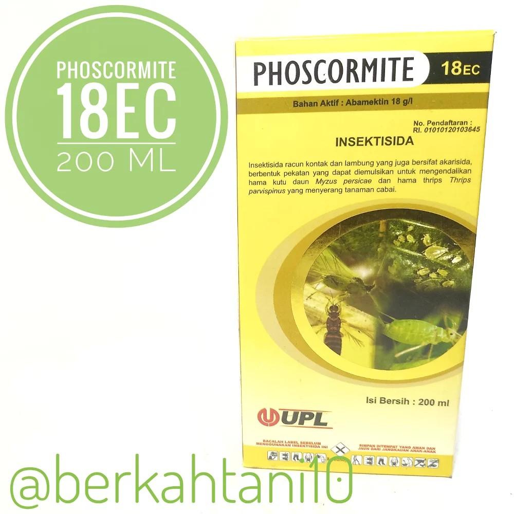 Jual Phoscormite 200 ml Abamektin Obat Ham Thrips dan Ulat Grayak ...
