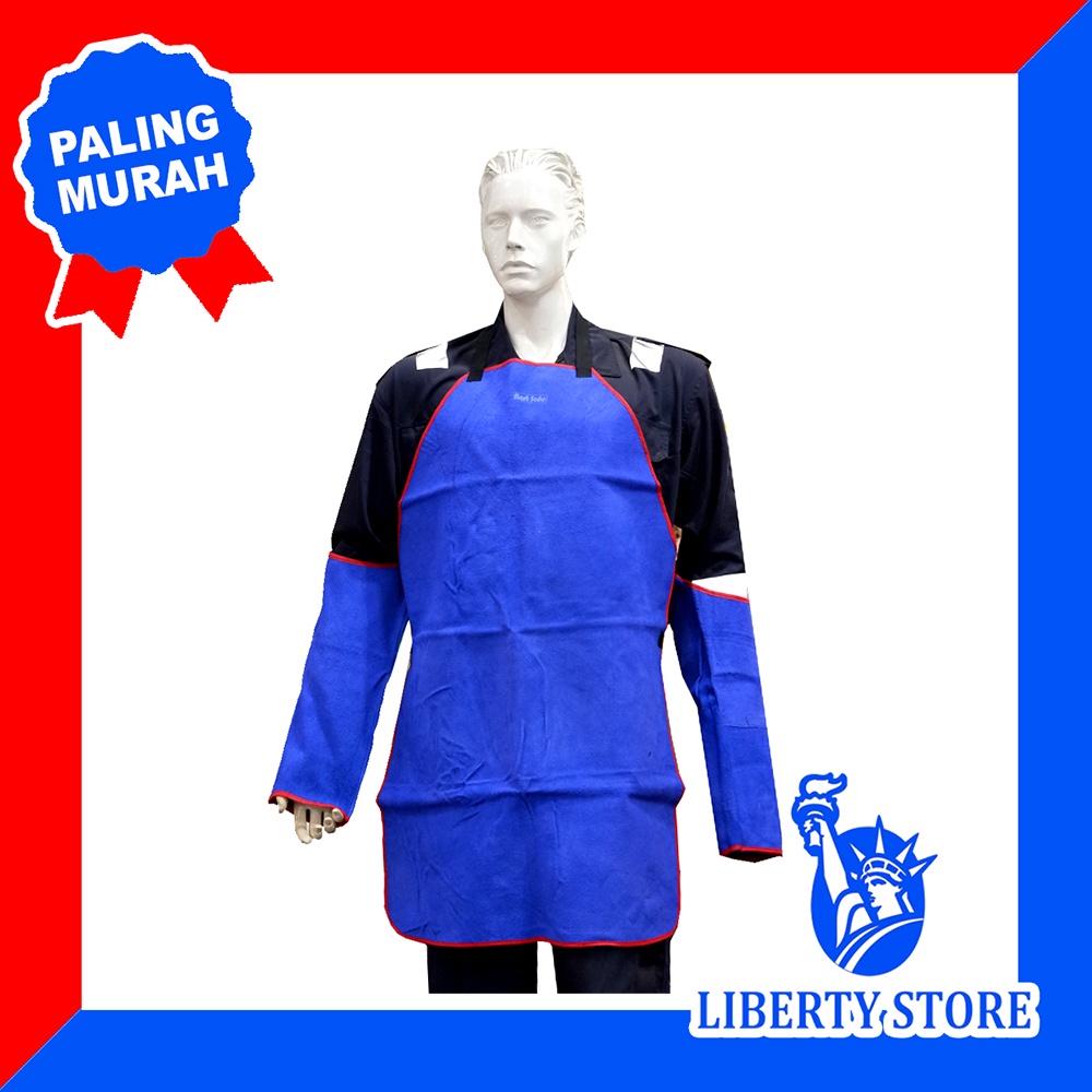 Jual Apron Safety LAS SET Kulit Badan + Tangan Seragam Las | Shopee ...