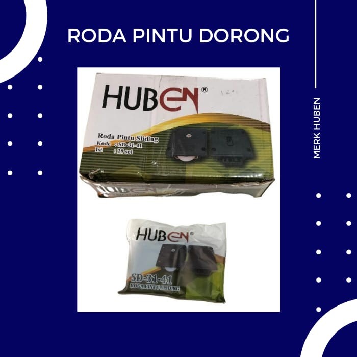 Jual Roda pintu dorong merk huben / roda | Shopee Indonesia
